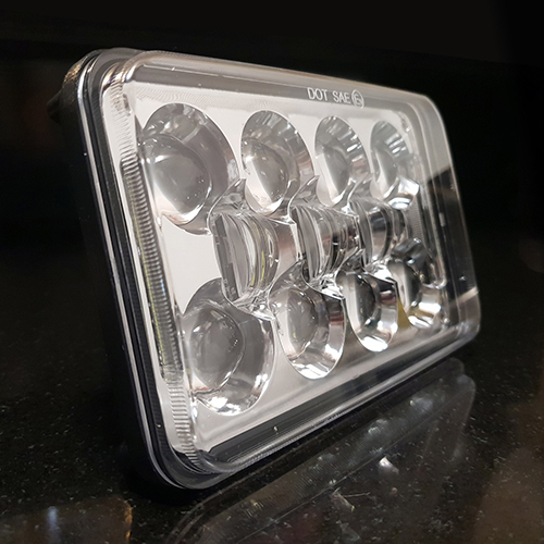 LED Headlights for Trucks | 4x6 Inch 60 Watt with DRL.