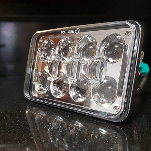 LED Headlights for Trucks | 4x6 Inch 60 Watt with DRL.